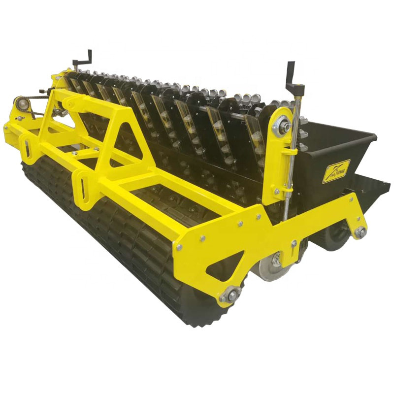 Seed tray tractor link garlic machinery 10 row garlic seeder machine ...